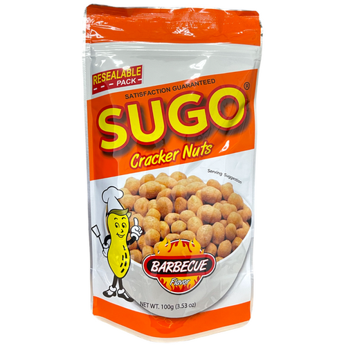 Sugo Cracker Nuts Barbecue Flavor 100g / 3.53oz (orange) | ManilaHK Store