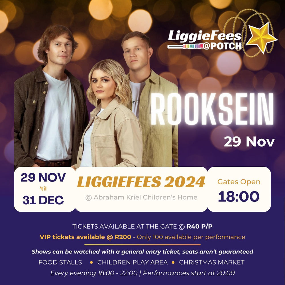 Abraham Kriel Liggiefees - Rooksein Bring Die Vlamme Op 29 November ...