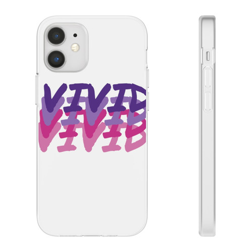 VIVID LETTERING TRIPPY EFFECT Flexi Cases | VIVID MERCH
