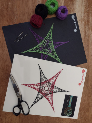 String-a-doodle Two Triangle Star | Joyometryuk