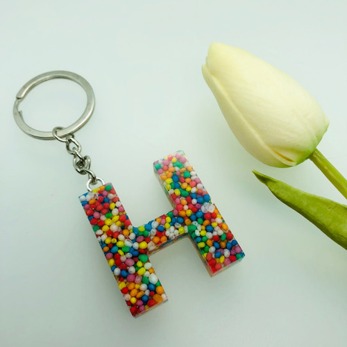 H - Alphabet Keyring | Mysite