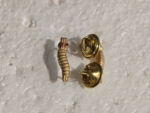 Reproduction WW2 US Army Air Force Navy Gold Caterpillar Club Pin ...