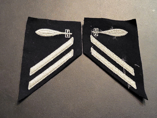 Original Vietnam US Navy Non Rated Mark Torpedomans Mate E2 Black ...