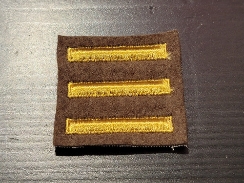 Original WW2 US Army Overseas Bars EM Enlisted Man style 3 bars ...