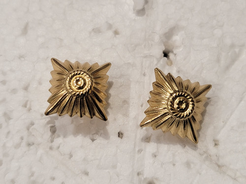 Reproduction WW2 German Officer Gold Pips for Shoulder Boards & Collar ...