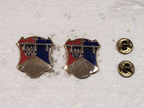 Original US Army Distinctive Insignia DI DUI Pair 66th Armor 1365 ...
