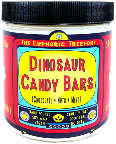 Dinosaur Candy Bars | Smell-O-Vision Candles® | Euphoric Treefort