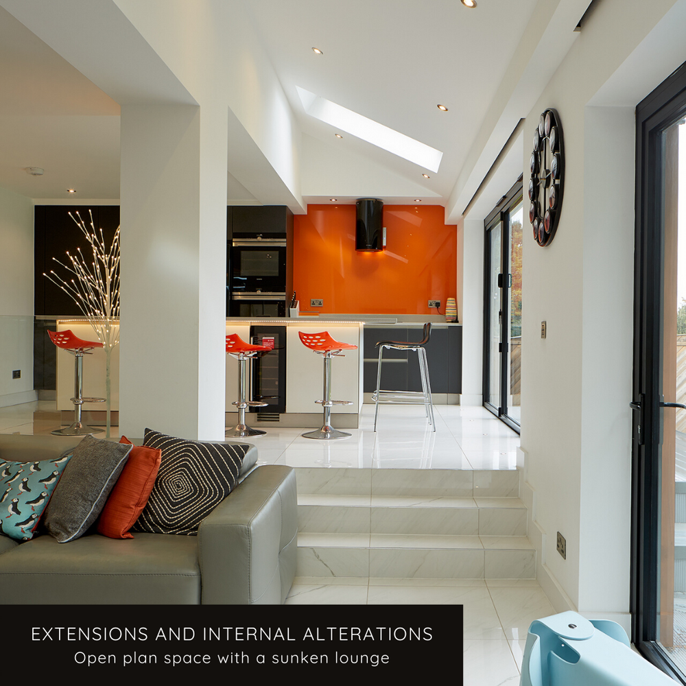 Do you like the split level lower lounge space?