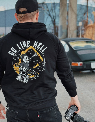 Risk It - Go Like Hell Hoodie | pollock-pictures