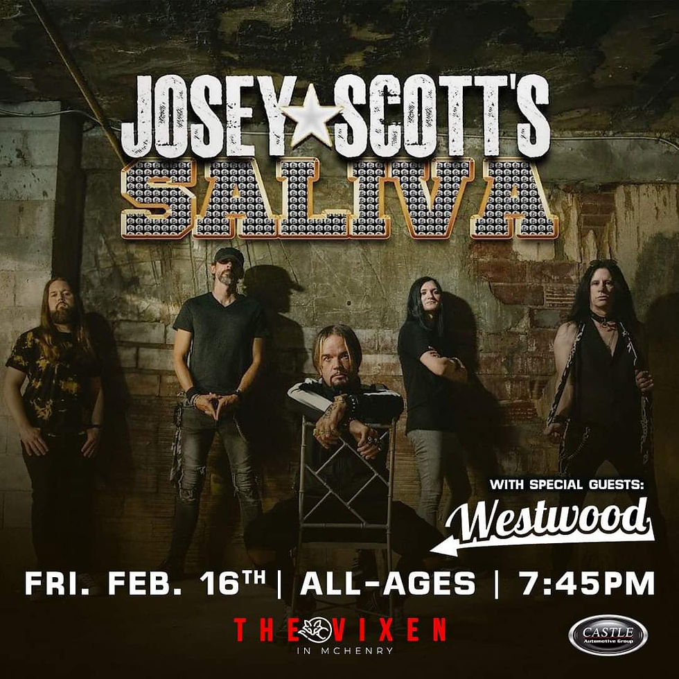 Josey Scott's Saliva | The Vixen | McHenry, IL 2/16