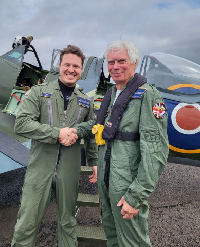 A Spitfire Flight In My Father's Footsteps