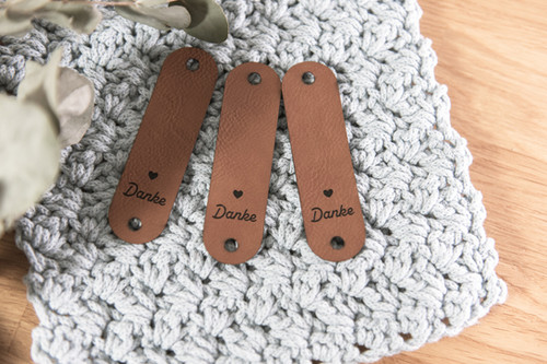 Label "Danke" inklusive Schraube | Formwerkstatt