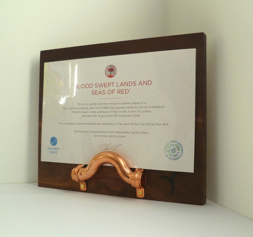 RBL supported Certificate Display Stand