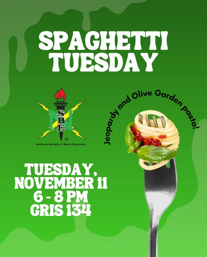 Spaghetti Tuesday with NSBE