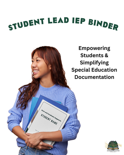 Student-Led IEP Binder Template | Accessible Education