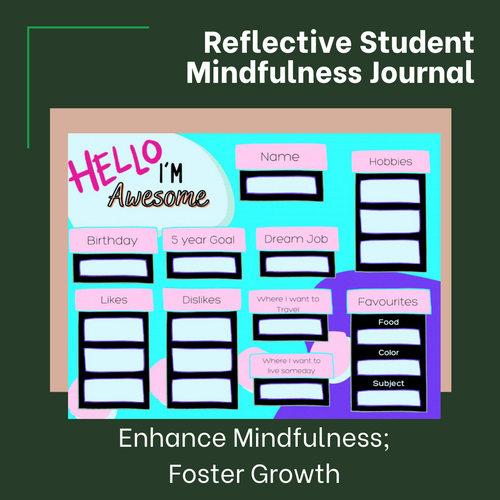 Reflective Student Mindfulness Journal | Accessible Education