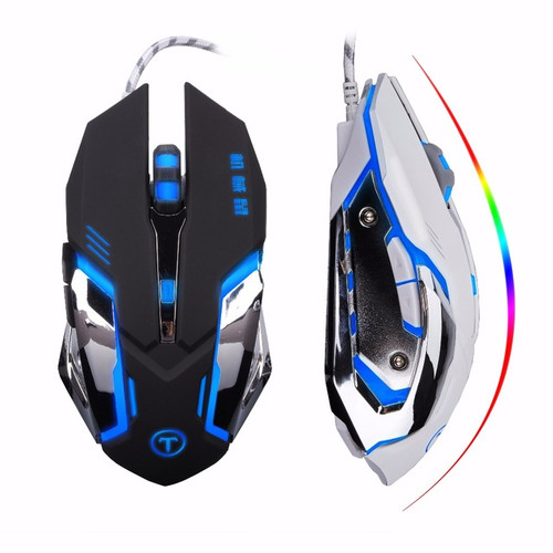 Gaming Mouse 6 Buttons Adjustable 3200DPI Optical Macro Programming | tech