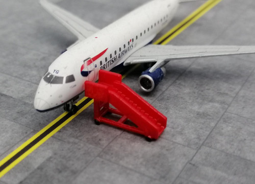 WINGS400 PASSENGER STAIRS /GSE (X6) SMALL AIRCRAFT 1/400 NEW MATTE ...