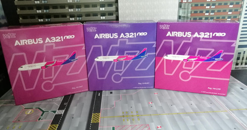 NG MODELS WIZZ AIR AIRBUS A321NEO TRIPLE SET 1/400 | wings400