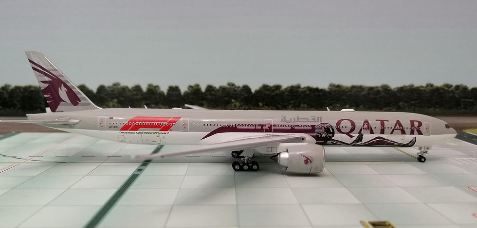 AV400 QATAR AIRWAYS BOEING B777-300ER A7-BEL "F1 LIVERY" 1/400 | wings400