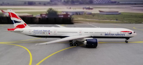 AV400 BRITISH AIRWAYS BOEING B777-300ER G-STBI "GOOD LUCK TEAMUK" 1/400 ...