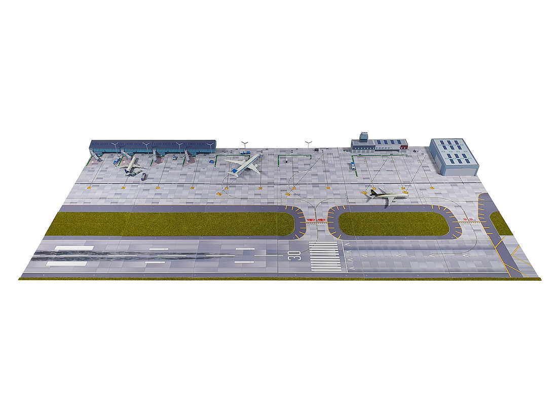 AIRPORT APRON 1/400 MODLUAR COLLECTION 422050B | wings400