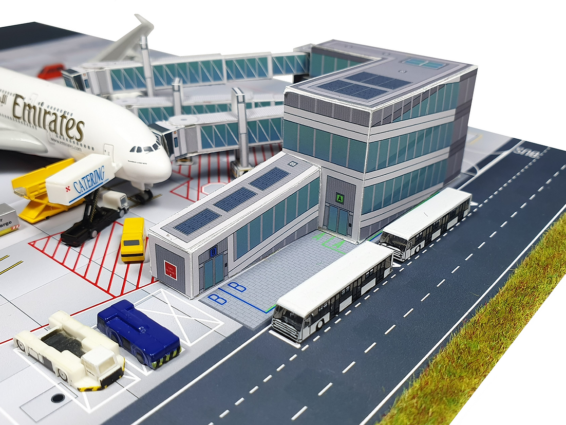 A4 A380 REMOTE GATE - DISPLAY SERIES 42302 1/400 | wings400