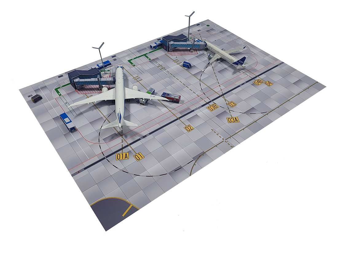 REMOTE GATES APRON 1/400 MODULAR COLLECTION 42204 | wings400