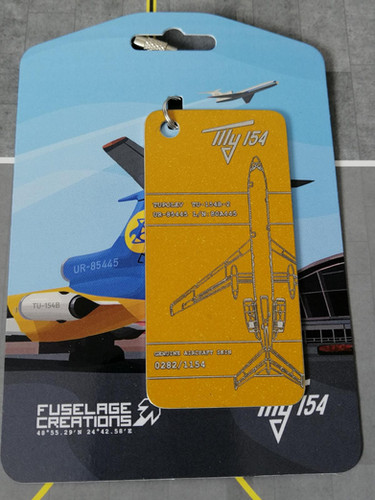 FUSELAGE CREATIONS TUPOLVE TU-154 YELLOW LIMITED EDITION | wings400
