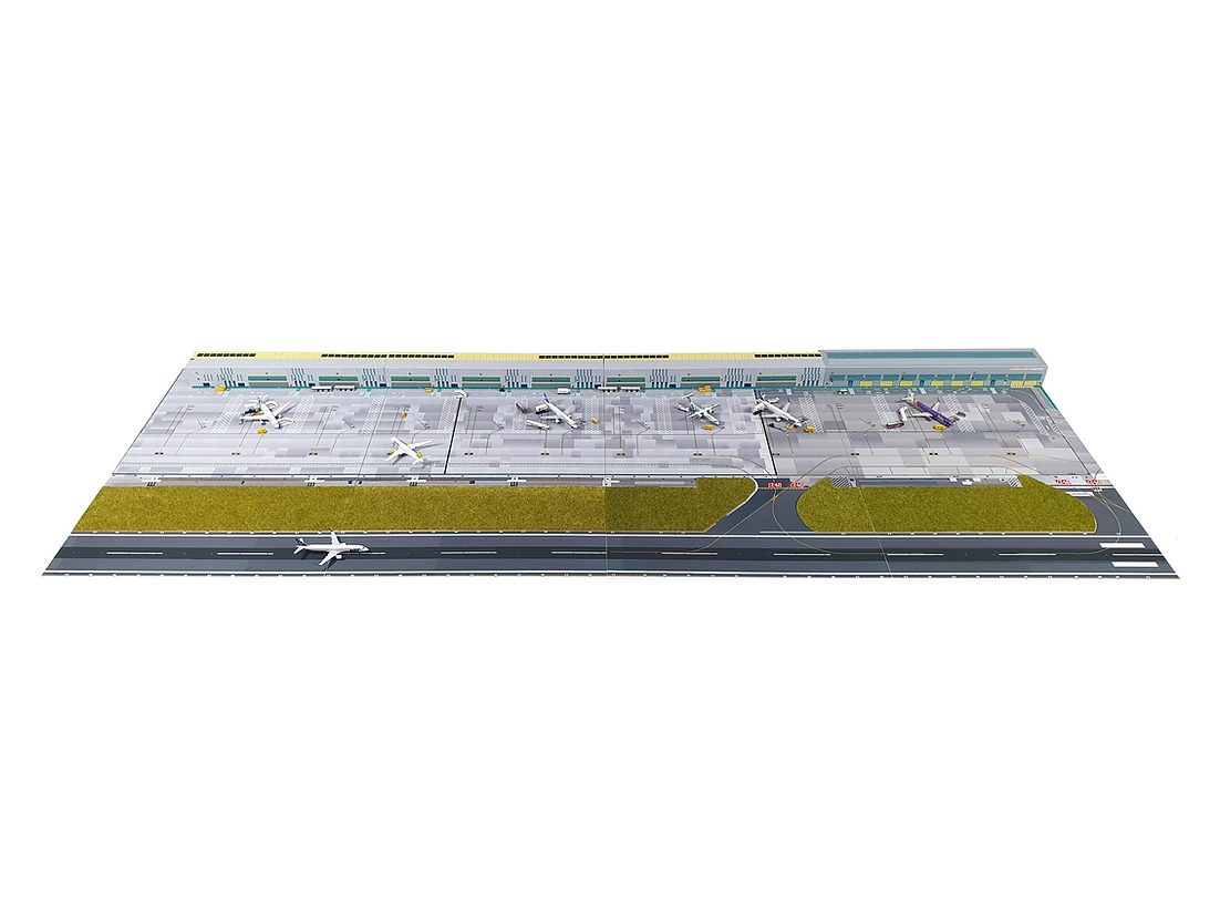 A4 LCY MODEL AIRPORT 40007 (FULL SET INCL BUILDINGS & RUNWAY) 1/400 ...
