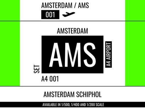 A4 AIRPORT AIRPORT CODES SERIES -AMS 1/400 | wings400
