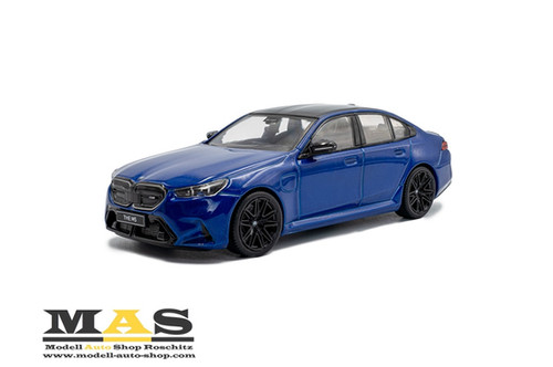 BMW M5 G90 Sedan Blau 2024 Solido 1/43 | Modell-Auto-Shop
