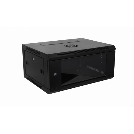 Rack de Redes CCTV Metalico Puerta de vidrio con llave . | SDELVALLE