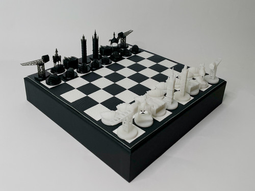 Clydeside MINI Chess Set | 3D Scotland