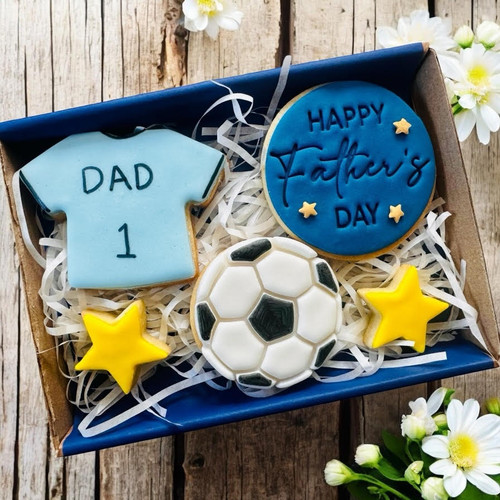 Father's Day Biscuits - Football Fan | Biscuity