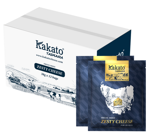 Kakato Cheese Zesty 盒裝 (12packs) | Kakato humans