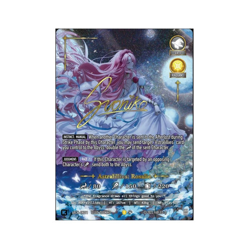 Fabled Sagas - Astralillies: Rosalie Gold Signature Alternate Art ...