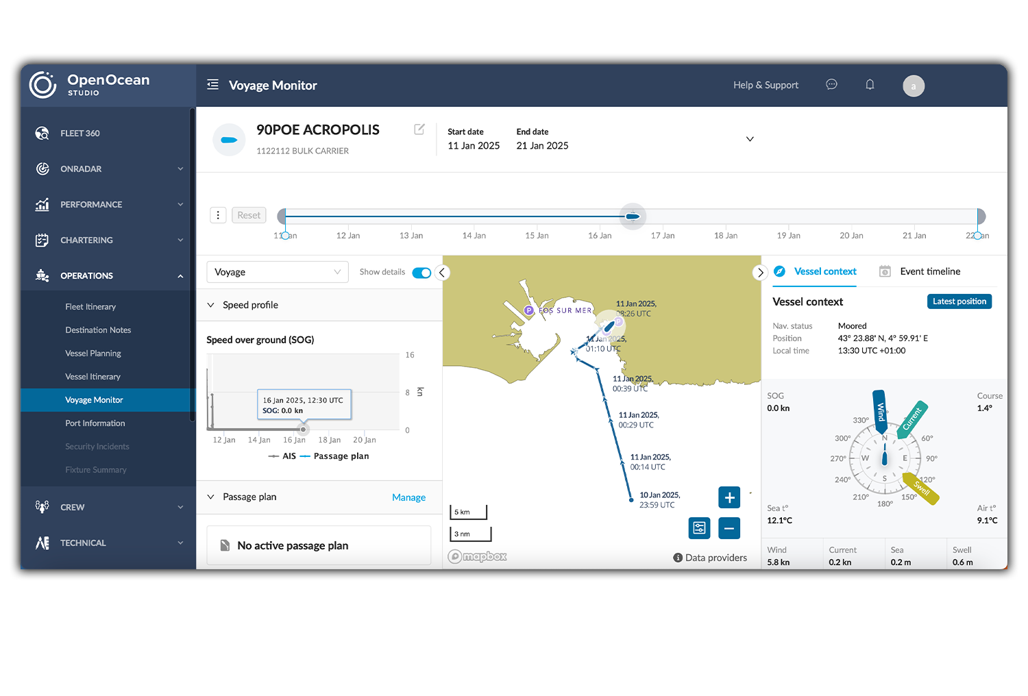 Operational voyage management | 90POE