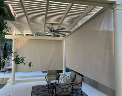 Affordable Drop-shades & Drop-Rolls | All American Awnings of Palm Desert