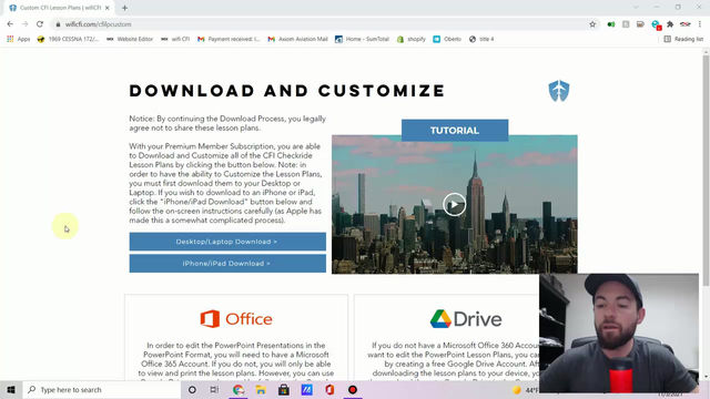 Download and Customize the CFII lesson Plans