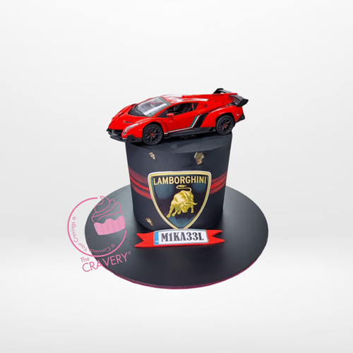 BLACK LAMBORGHINI CAKE | THE CRAVERY CAKES