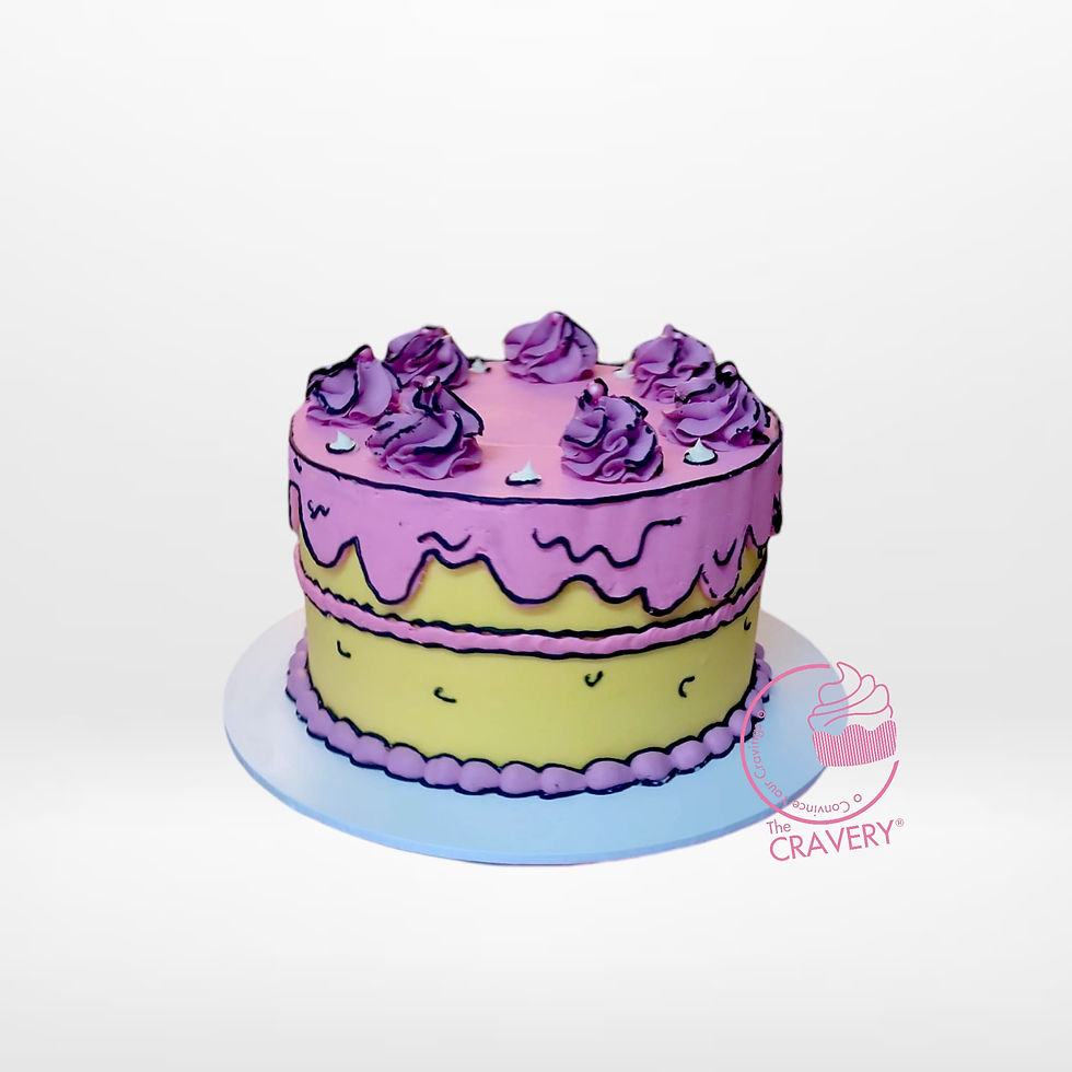COMIC CAKE | THE CRAVERY CAKES