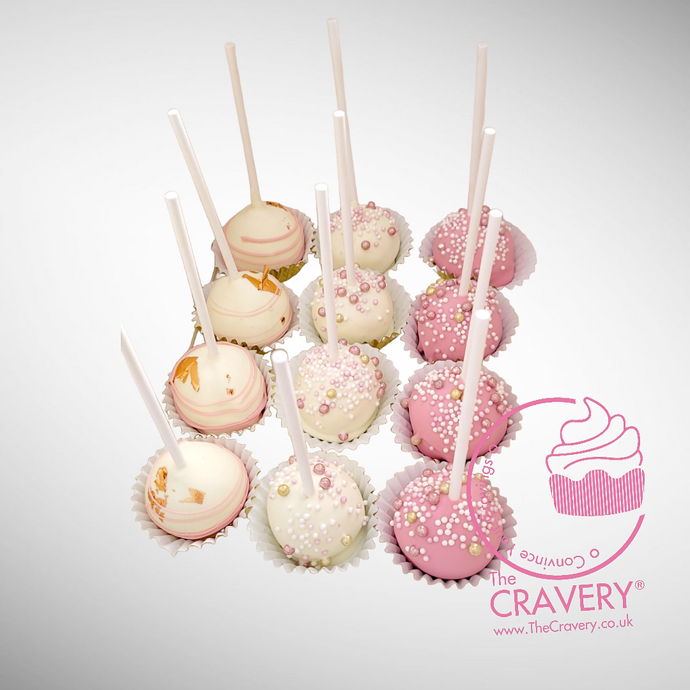 PINK CAKE POPS | THE CRAVERY CAKES