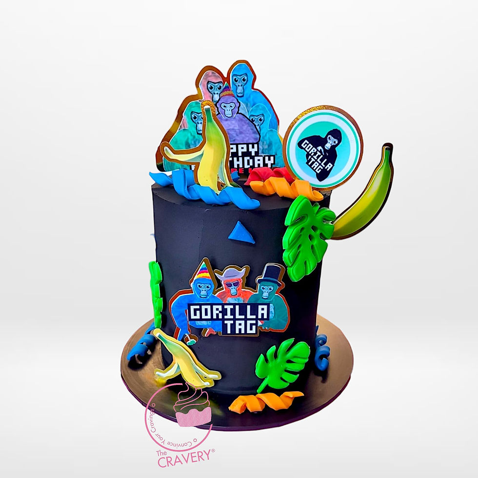 GORILLA TAG CAKE | THE CRAVERY CAKES