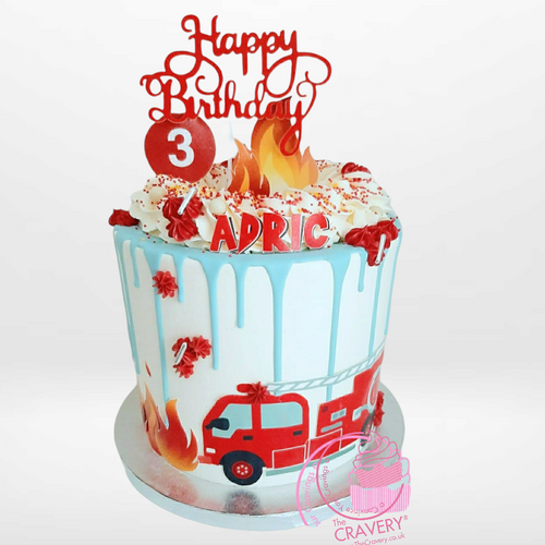 FIRE ENGINE CAKE | THE CRVAERY CAKES