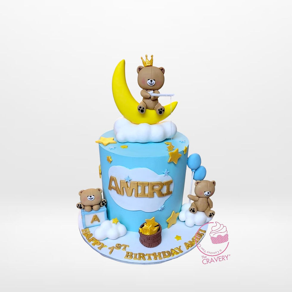 BEAR AND CAKE | THE CRAVERY CAKES