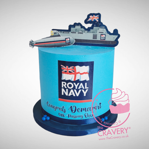NAVY CAKE | THE CRVAERY CAKES