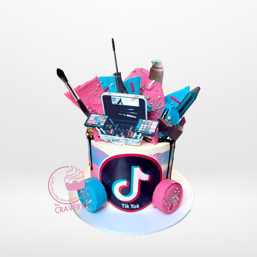 TIK TOK THEME CAKE | THE CRAVERY CAKES
