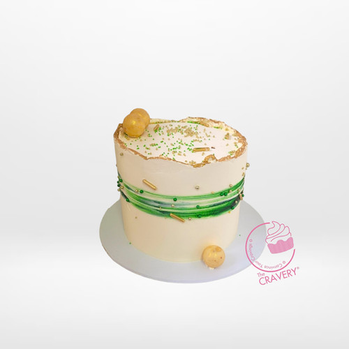 SIMPLE GREEN CAKE | THE CRAVERY CAKES