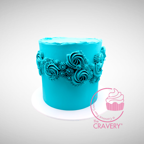 TURQUOISE CAKE | THE CRVAERY CAKES